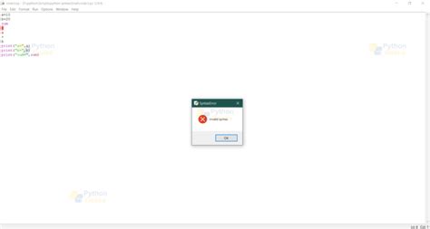 Python Syntax With Examples Python Geeks