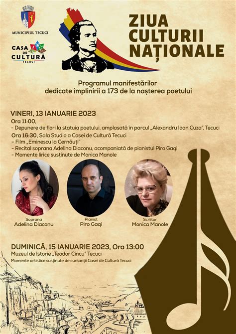 Ziua Culturii Naționale și geniul eminescian sărbătorite la Casa de