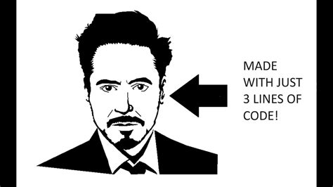 Tony Stark With Just 3 Lines Of Code Python Codewithparth Youtube