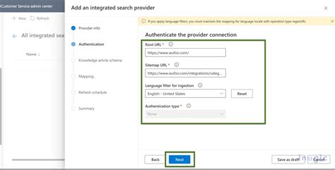 Enable And Use The Integrated Search Providers As Filters For Knowledge Search Microsoft