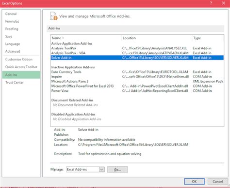 Linear Programming Using Excel Solver