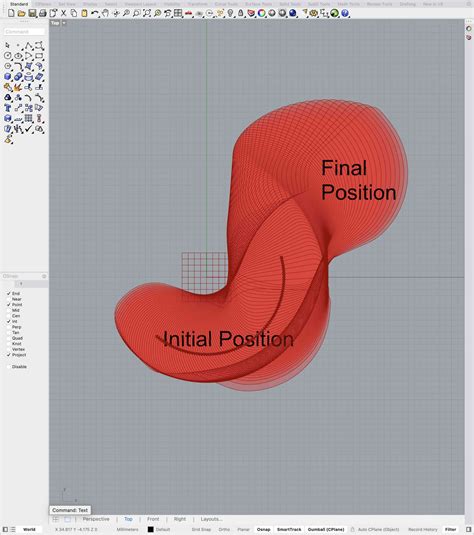 Capture Region That Geometry Crosses During Transformation