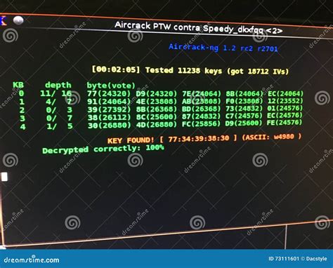 Hacker Screen Stock Image Image Of Screen Green Black 73111601