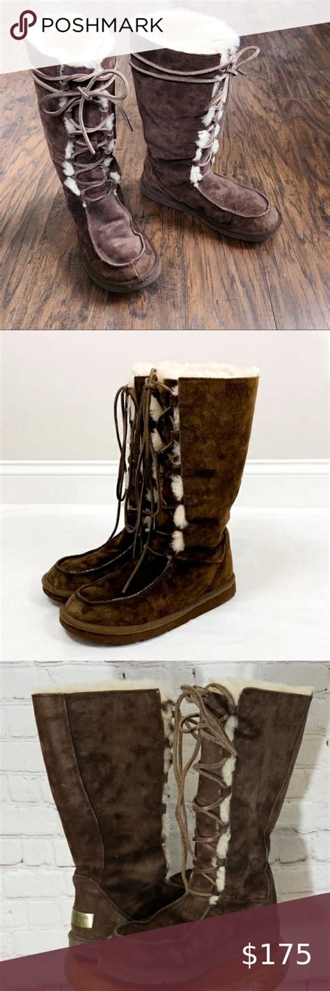 Ugg Appalachian Tularosa Uptown Ii Shearling Lace Up Boots