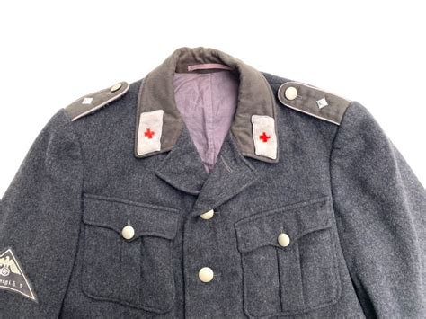 Original WWII German DRK Uniform Jacket From The District Of Friedberg
