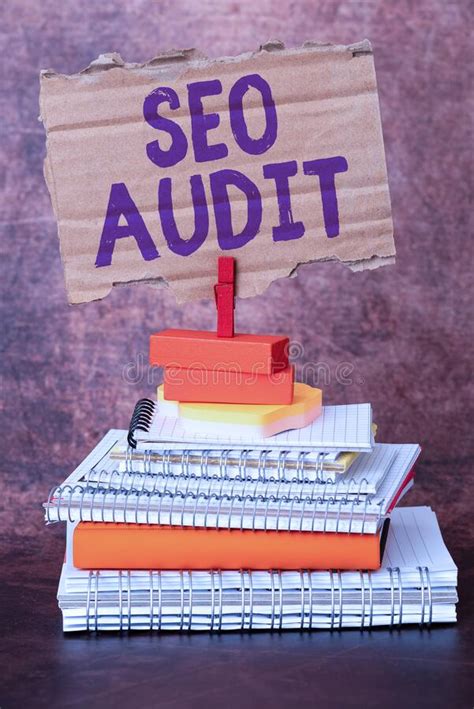 Conceptual Display Seo Audit Business Concept Search Engine