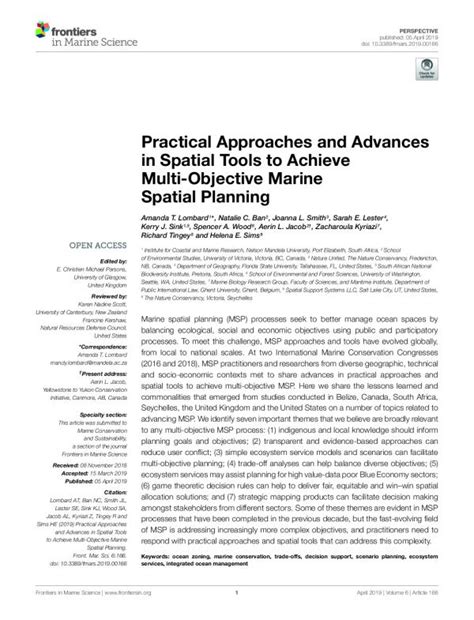 Practical Approaches And Advances In Spatial Tools To Achieve Multi