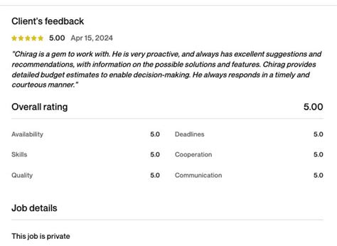 Upwork Freelancer Success Tips Clientfeedback Striver Chirag Jadav