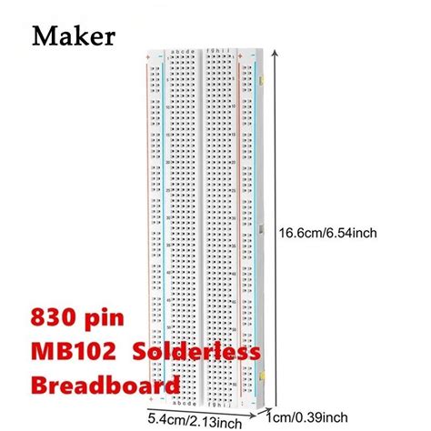 Mb102 Breadboard For Mb 102 Protoboard Pcb Board Breadboard 830 Point
