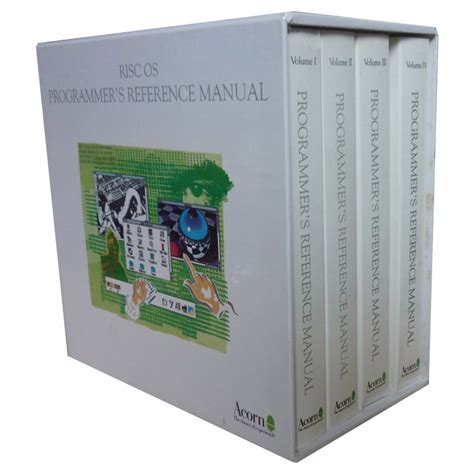 Acorn Risc Os Programmers Reference Manual Software Computing History