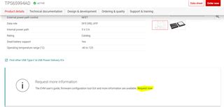 TPS65994AD Information For Configuration Register Power Management Forum Power Management