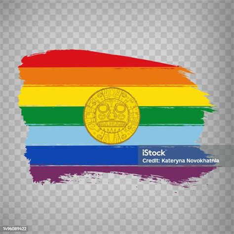 Cuzco 브러시 스트로크의 플래그 부서 페루의 쿠스코 플래그 웹 사이트 디자인 응용 프로그램 Ui에 대한 투명한 배경에 Eps10입니다 0명에 대한 스톡 벡터 아트 및