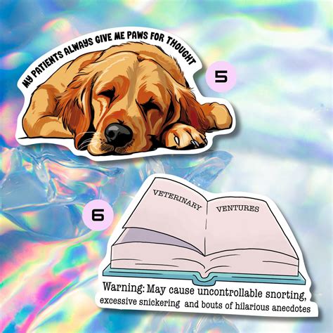 Vet Med Sticker Pack Vet Tech Stickers Veterinary Stickers Funny Vet