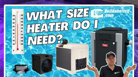 What Size Heater Do You Need For Your Pool Spa Or Hot Tub YouTube
