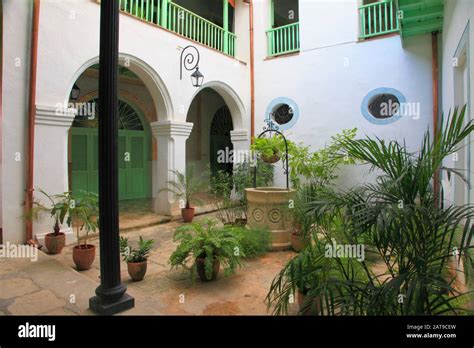 Cuba Havana Museum Of Wall Painting Patio Stock Photo Alamy