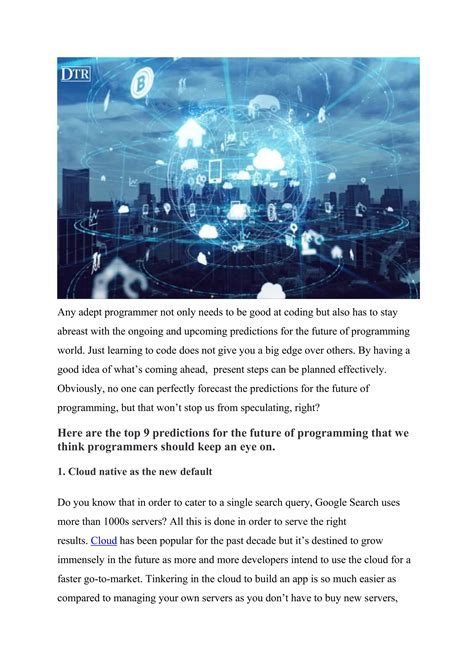 9 predictions for the future of programming pdf
