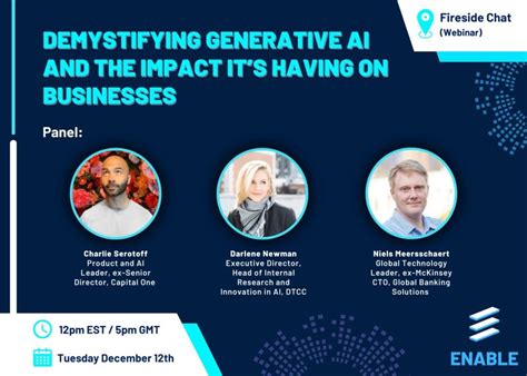 Darlene Newman On Linkedin Enable Generativeai Innovation Techpanel