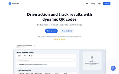 Hovercode-Dynamic QR Code Generator