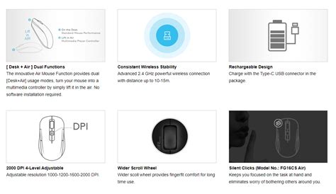 Buy A Tech Fstyler FG CS Air G Wireless Silent Clicks Rechargeable Mouse With Cheapest Price