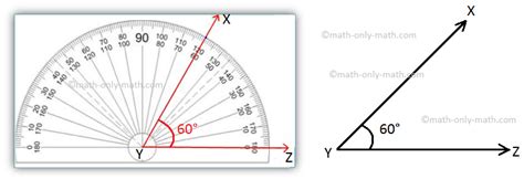 Construction Of An Angle Using A Protractor Drawing An Angle