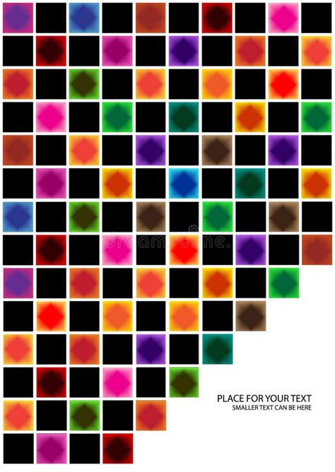 Abstract Background With Bright Squares Stock Vector Illustration Of Isolated Booklet 32654995