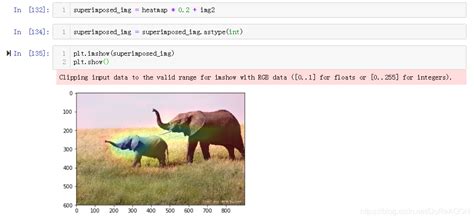 利用matplotlib的pltimshow显示cv2图像以及图像叠加显示数据类型不对的问题clipping Input Data To