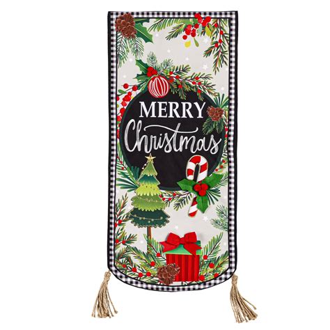 Traditional Merry Christmas Garden Flag Buxtons Backyard Structures