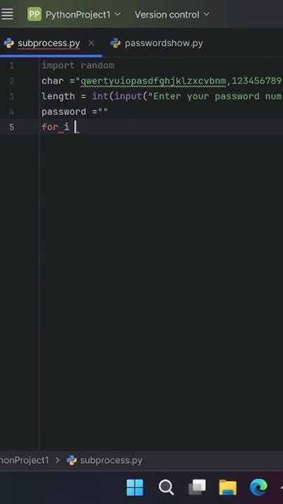 Python Password Generator Python Programming Coding Vscode Youtube