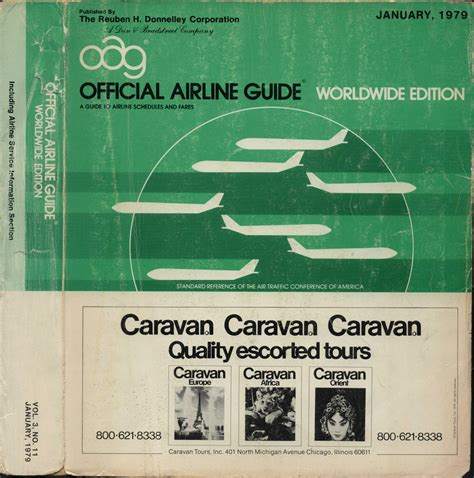 Official Airline Guide 1979 01 Ex Us Timetable World