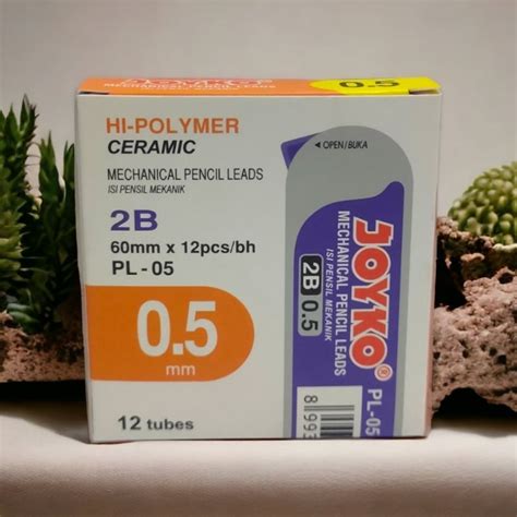 Jual Isi Pensil Mekanik Joyko 2B PL 05 0 5mm 1 Tube Isi 12 Pcs Lead