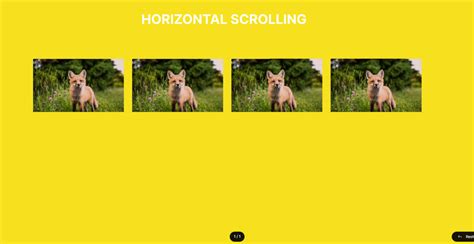 horizontal scrolling figma