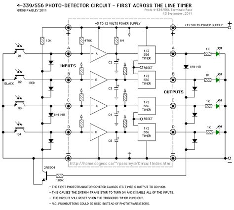 First Across The Line Race Timer Circuit Controlcircuit Circuit