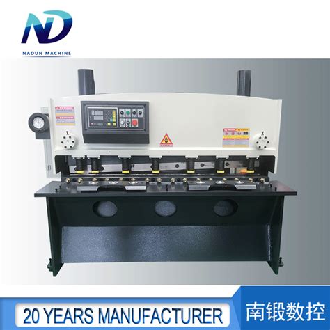nadun cnc high speed shear machine 16mm metal plate cutting and