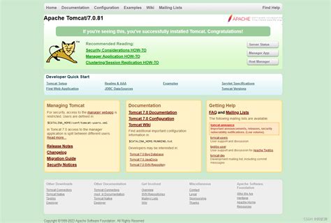 Centos系统安装TomcatTomcat7 Java8 jdk1 8 centos tomcat CSDN博客