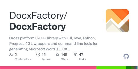 Github Docxfactorydocxfactory Cross Platform Cc Library With C
