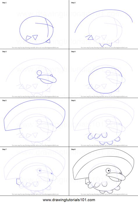 How To Draw Lotad From Pokemon Printable Step By Step Drawing Sheet DrawingTutorials