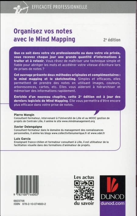 Organisez vos notes avec le mind mapping dessinez vos idées e édition Pierre Mongin