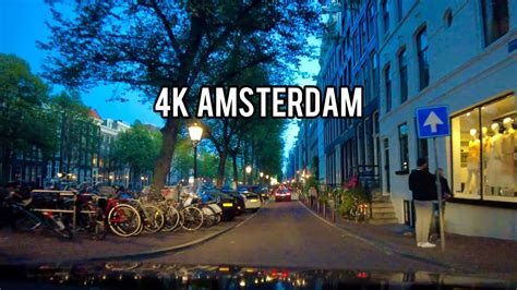 🇳🇱 4k Night Driving In Amsterdam Downtown The Netherlands City Drive