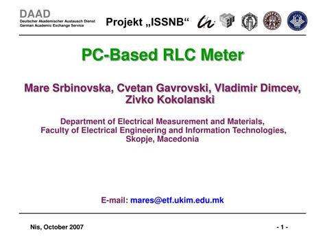 ppt pc based rlc meter powerpoint presentation free download id