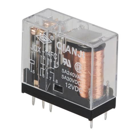 Jqx 14fc 2z Dc 12v Coil Mini Pcb Power Relay Spdt 6 Pin 1 No 1 Nc 5 Pack Free Shipping