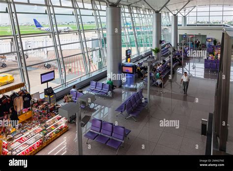 Interior Of Departure Lounge In Terminal Building Tan Son Nhat
