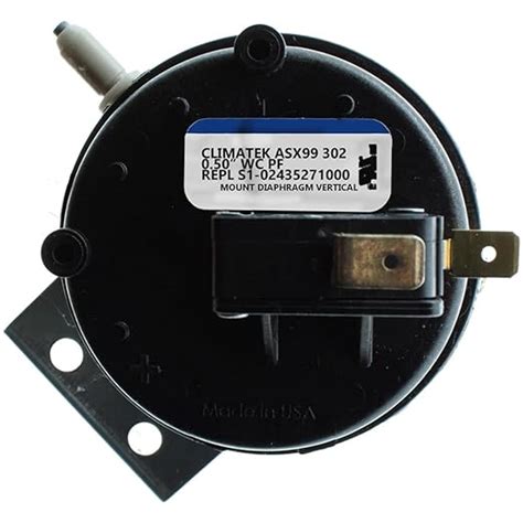 Furnace Air Pressure Switch Replaces York Coleman Luxaire S1