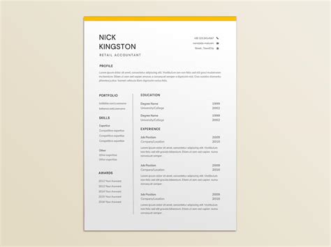 Free Fashion Editor Resume Template For Job Seeker