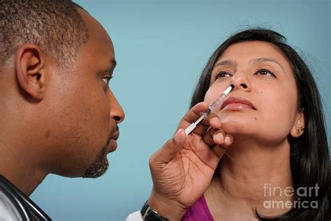 Nasal Spray Flu Vaccine Photograph By Cdcscience Photo Library Fine Art America