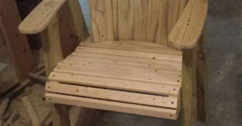 lawn chair i ve been building as part of a set in my garage first try