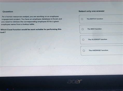 Question Ae A Human Resources Mnnlyst You Ere StudyX