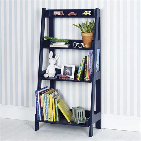 Ladder Bookcase Navy Bookcase Ladder Bookcase Home Decor