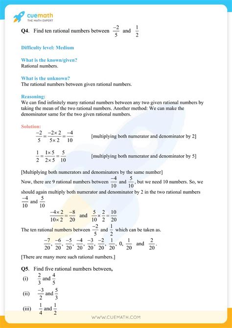 Ncert Solutions Class 8 Maths Chapter 1 Rational Numbers Access Pdf