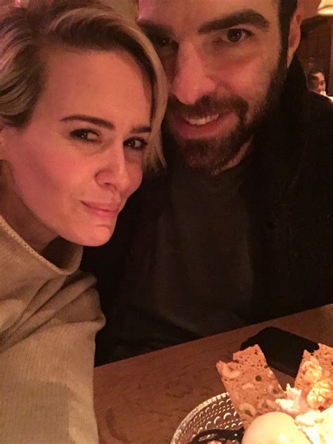 Sarah Paulson Zachary Quinto Breastfeeding