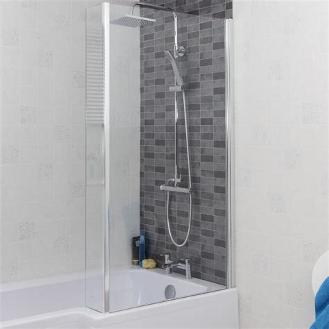 Ceramica L Shaped Shower Bath Bundle 1500mm Right Hand Including